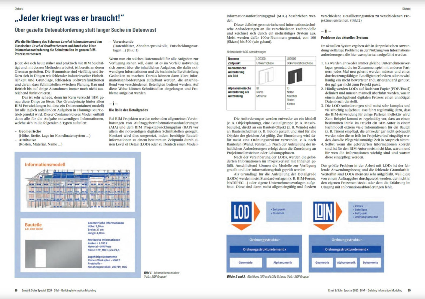 Modelldetailgrade auf dem Prüfstand - BIM Helden